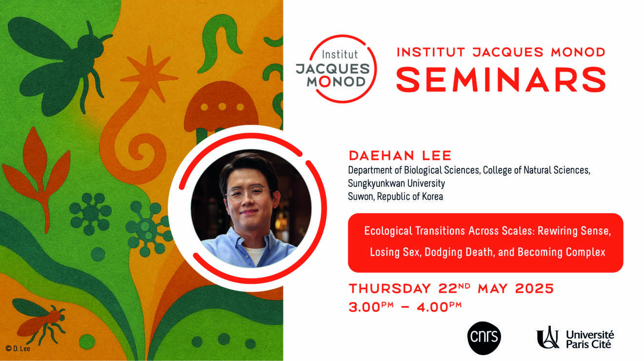 Seminar - Daehan Lee - Institut Jacques Monod